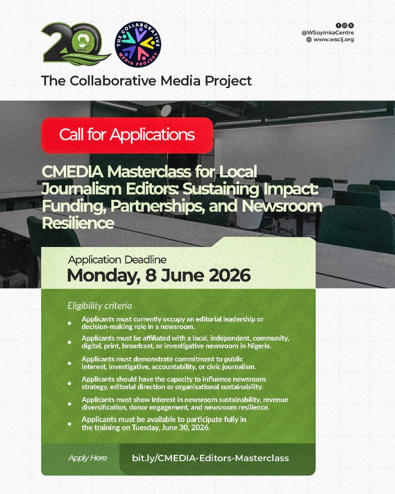 WSCIJ: Masterclass for editors on funding, partnerships and newsroom ...